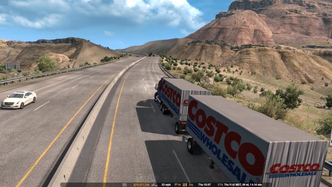 ATS: Utah DLC: Moab.UT to Salina.UT - YouTube