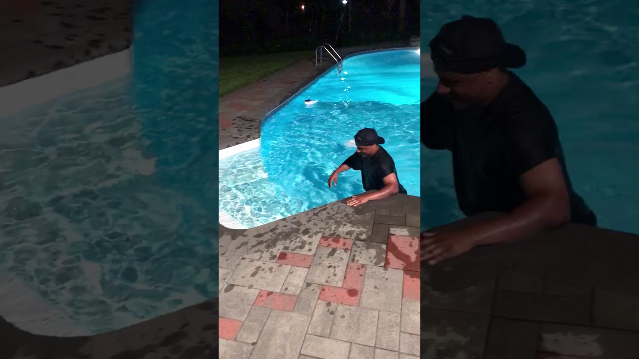 SURPRISE POOL PARTY - YouTube