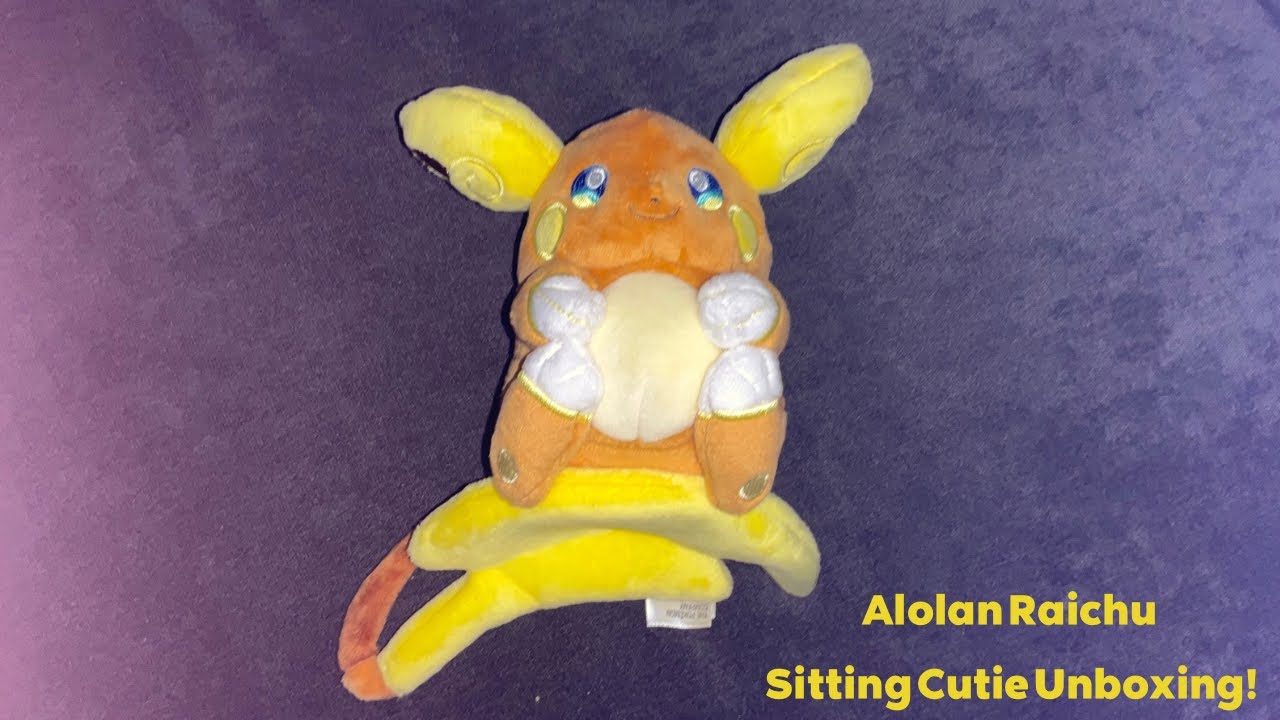 Alolan Raichu Sitting Cutie Unboxing! (NEW) - YouTube