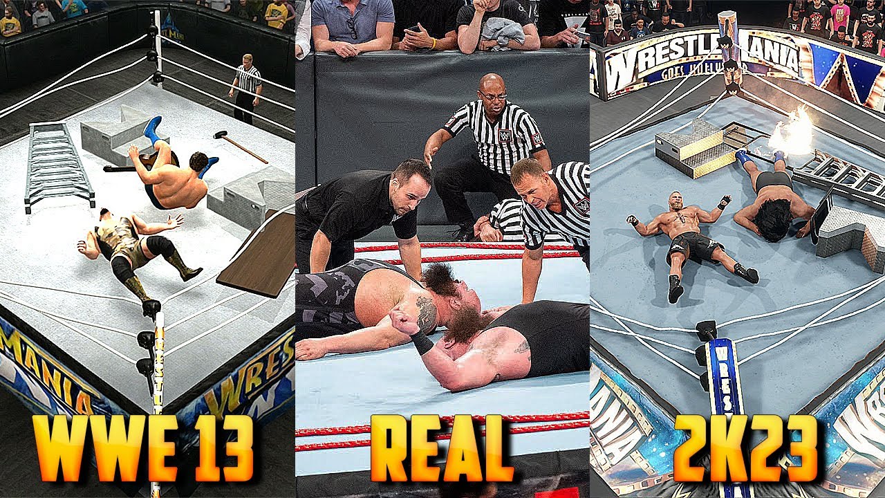 Breaking The Ring in Every WWE Games! (2012 - 2023) - YouTube