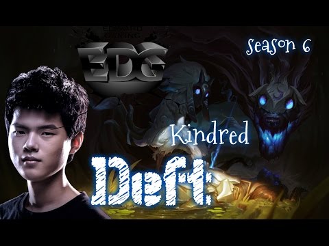 EDG Deft KINDRED ADC vs Lucian - Patch 5.23 KR | League of Legends - YouTube