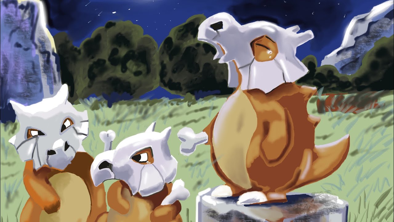 Pokémon fan art ,cubone - YouTube