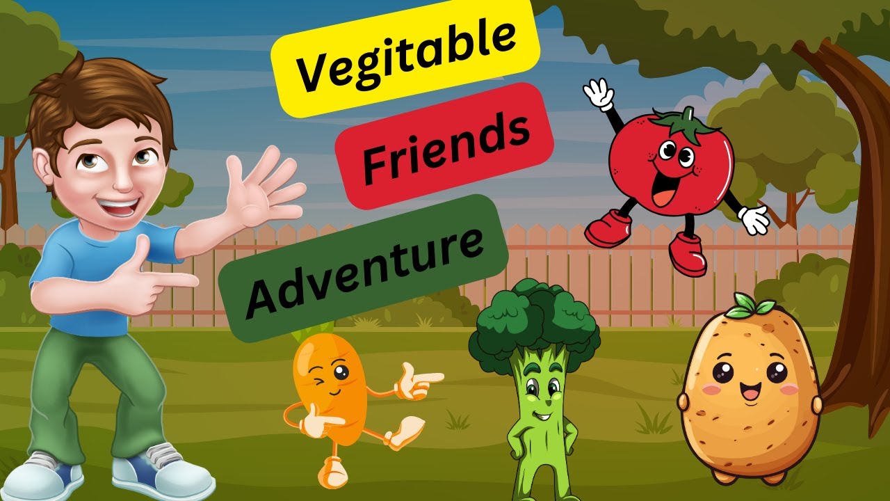 "Vegetable Friends Adventure: Fun and Heartwarming Kids' Storytime ...