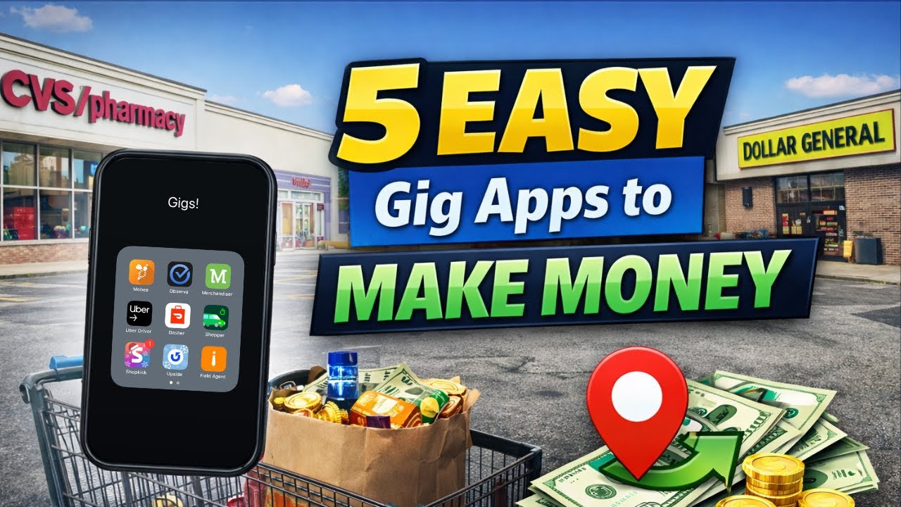 5 Easy Gig Apps to Make Money While Running Errands - YouTube