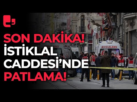 İstiklal Caddesi'nde patlama!