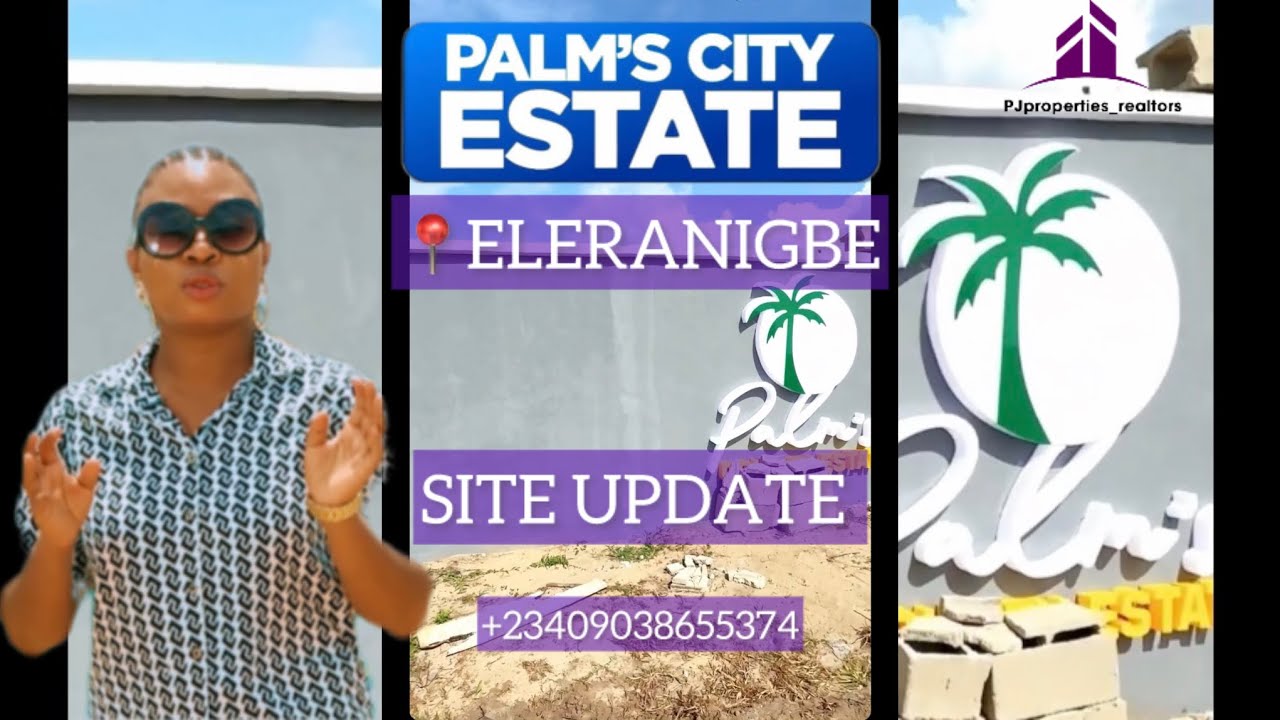 SITE UPDATE ON PALMS CITY ESTATE ELERANIGBE ,IBEJU LEKKI LAGOS. - YouTube
