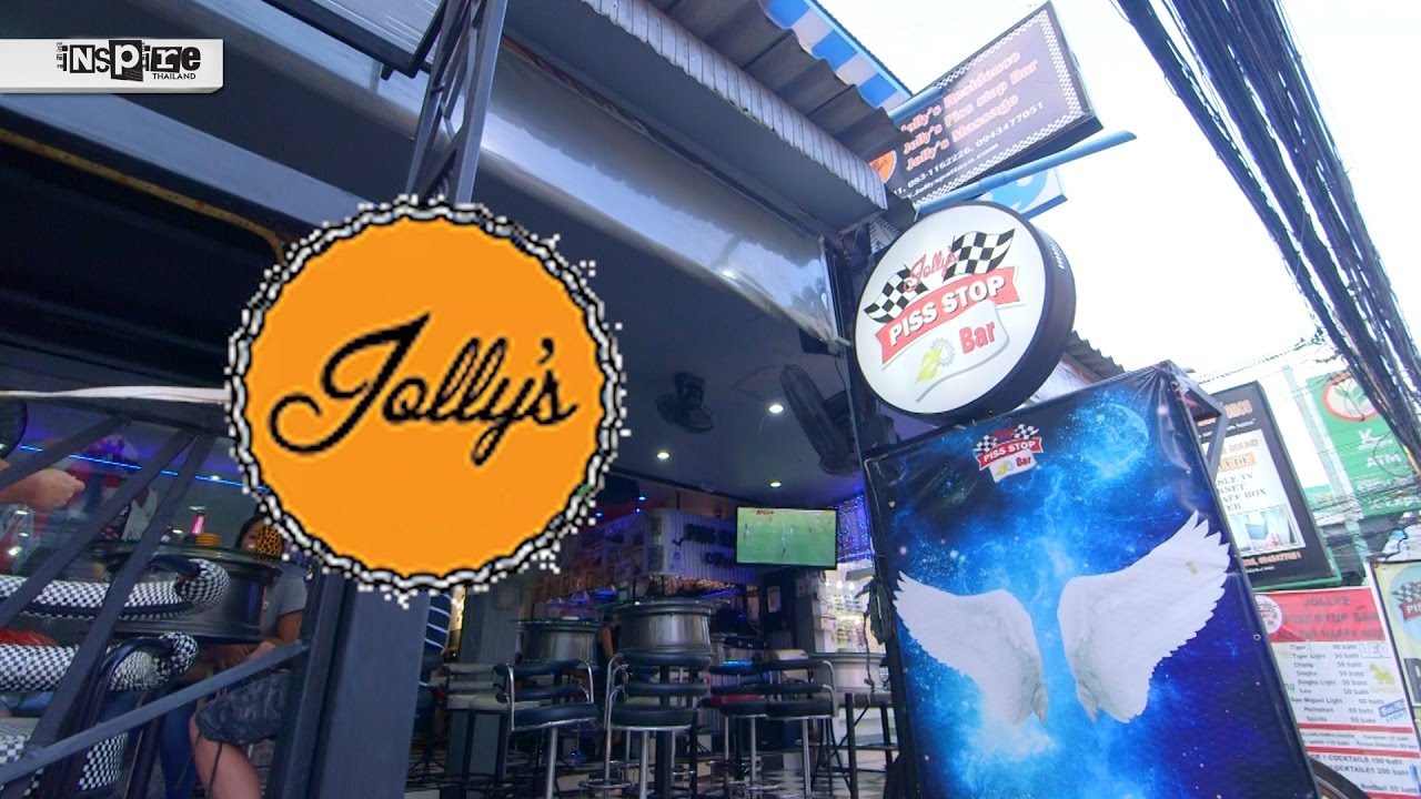Jolly's Piss Stop & Restaurant Pattaya City - YouTube