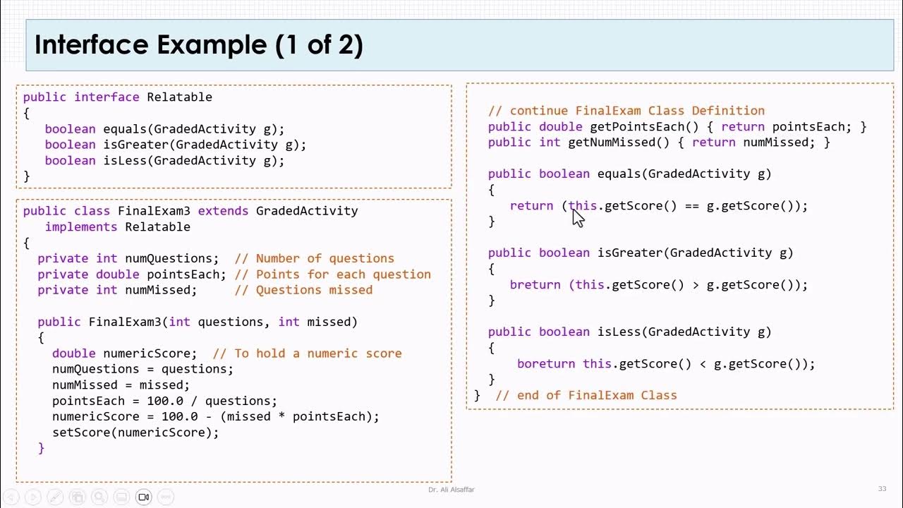 Lesson 11 Interfaces 2021 - YouTube
