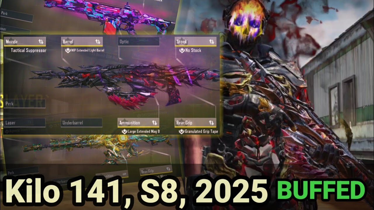 Buffed Kilo 141 In Ranked Multiplayer Season 8 Cod Mobile - YouTube