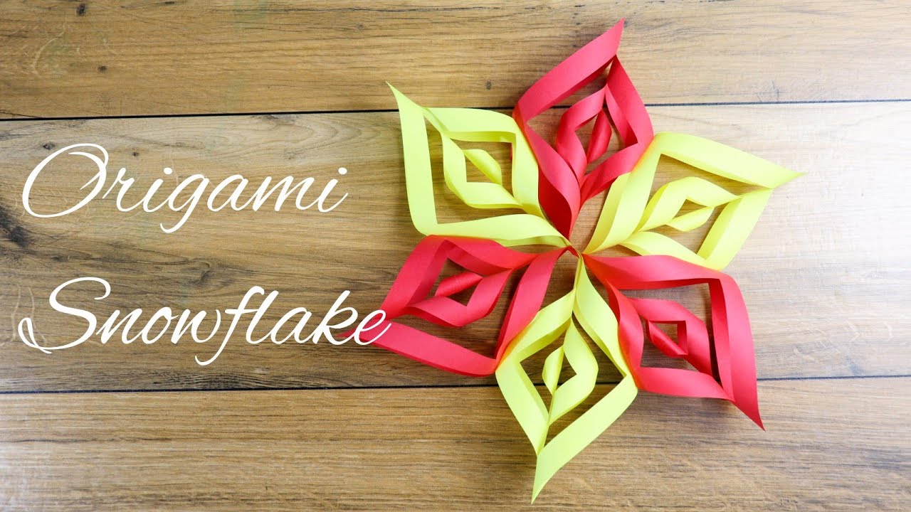 Origami snowflake | Origami design - YouTube