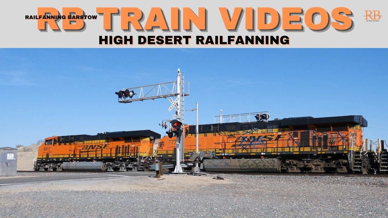 RB Morning Train Video BNSF 8017 H WATBAR & UP 3029 MNPWC MP 10.6 CAJON SUB #railfanning #bnsf ...