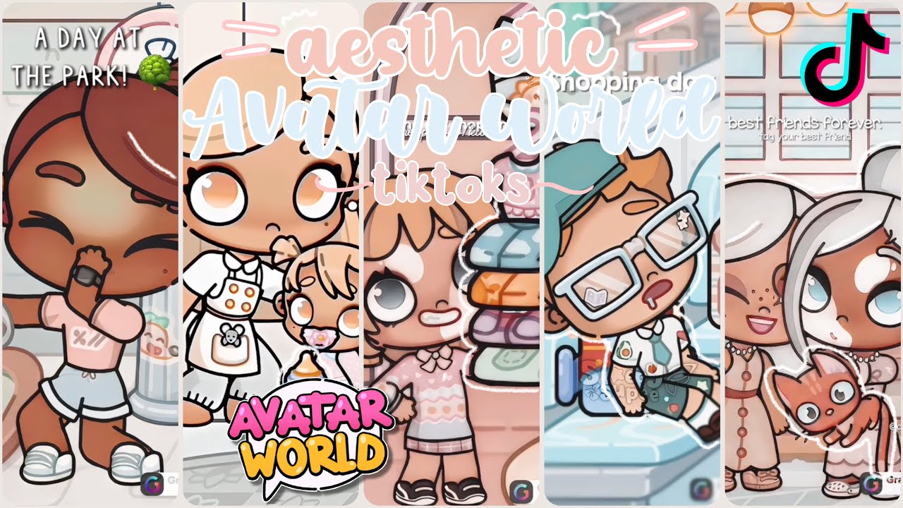 🍼45 minutes of Aesthetic Avatar World (routines, roleplay, cooking etc ...