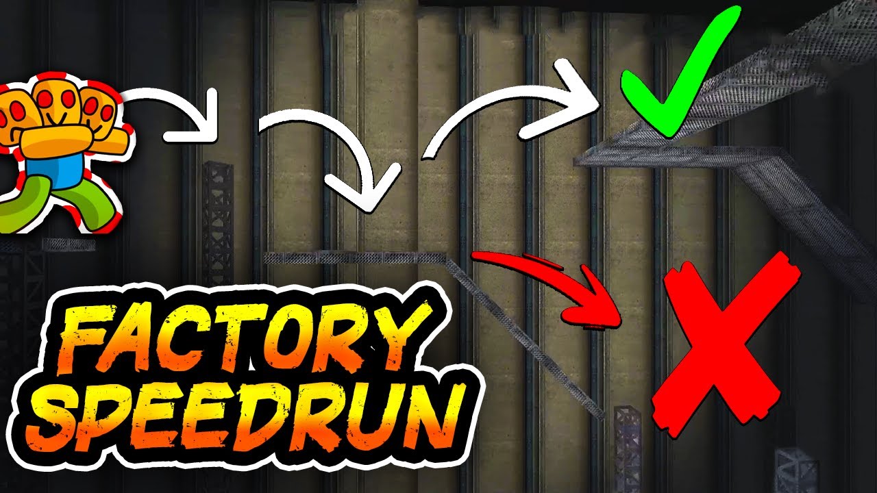 Speed Running FACTORY in 15 SECONDS in Survive Area 51 - Roblox - YouTube