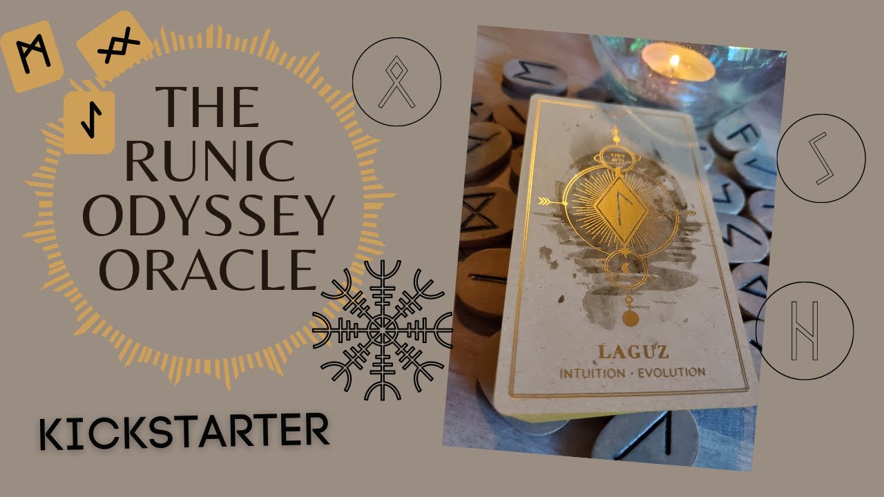 The Runic Odyssey Oracle Unboxing New Kickstarter Deck - YouTube