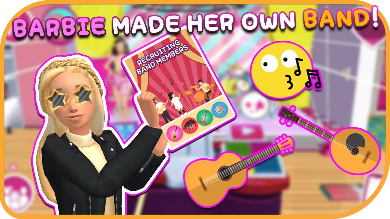 🎹Barbie made her own band! | Barbie Dreamhouse Adventures #705 | Budge ...