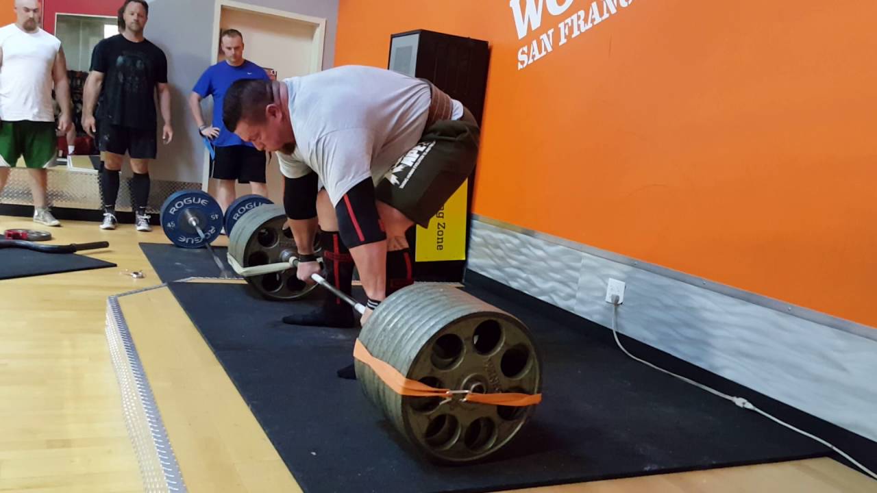 Jerry Pritchett easy 855lbs deadlift for 3 reps during the World Gym ...