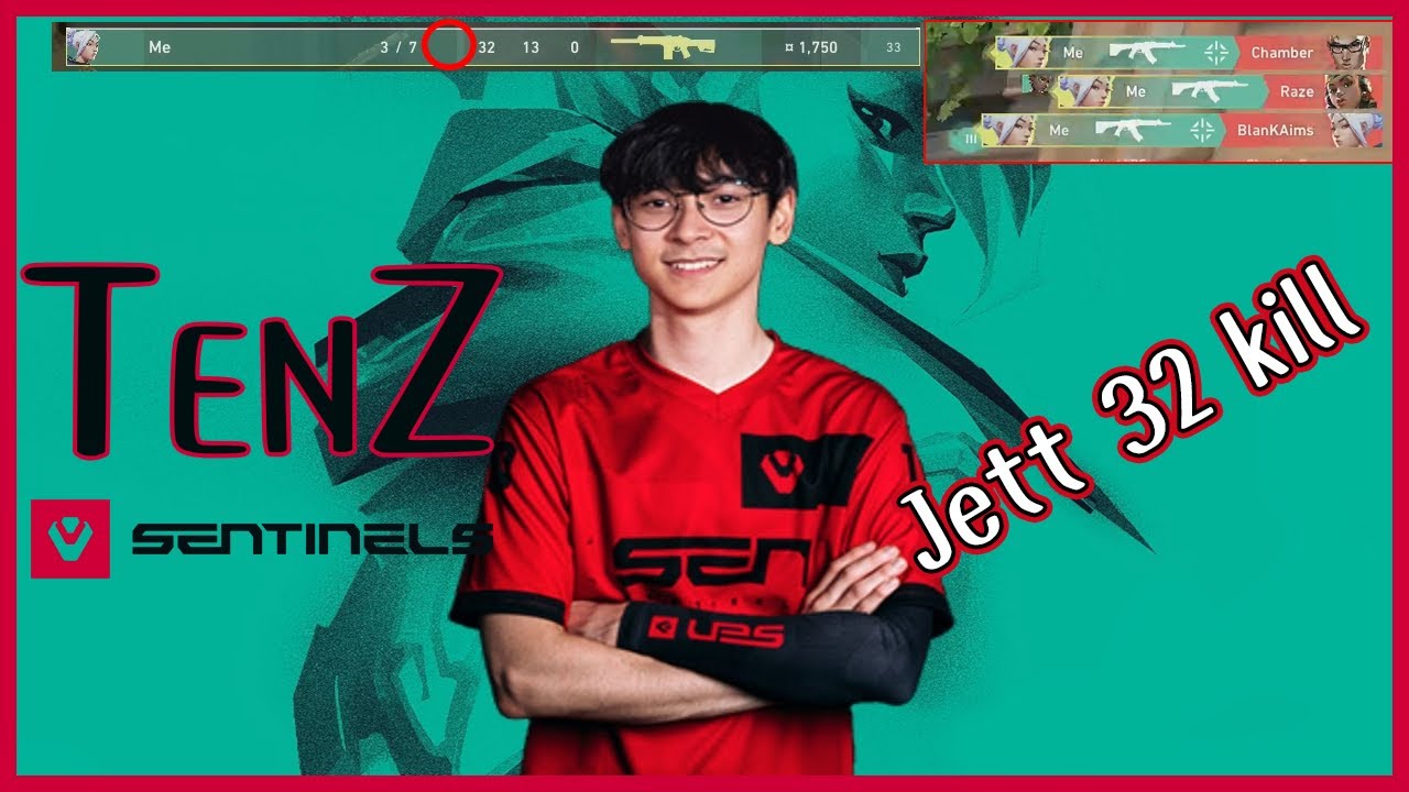 TenZ Sentinels Jet 32 kill | Valorant highlights #valorant # ...