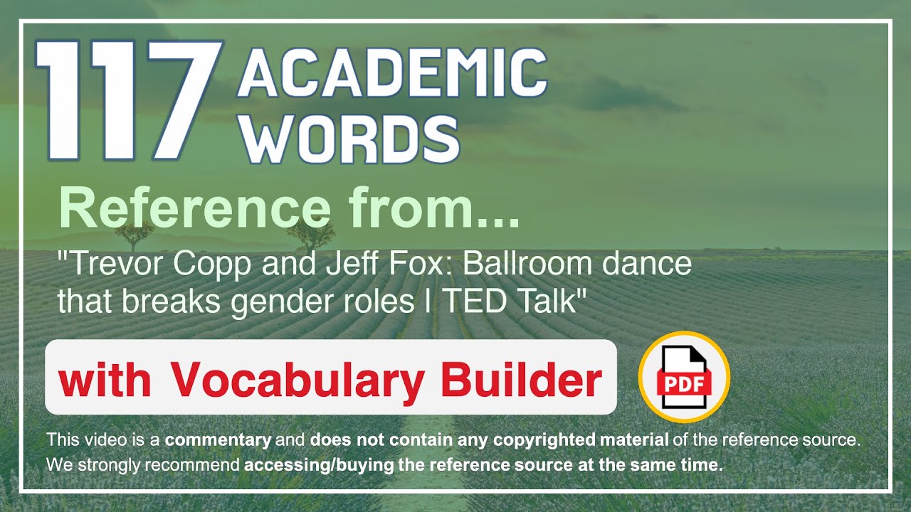117 Academic Words Ref from "Trevor Copp and Jeff Fox: Ballroom dance ...