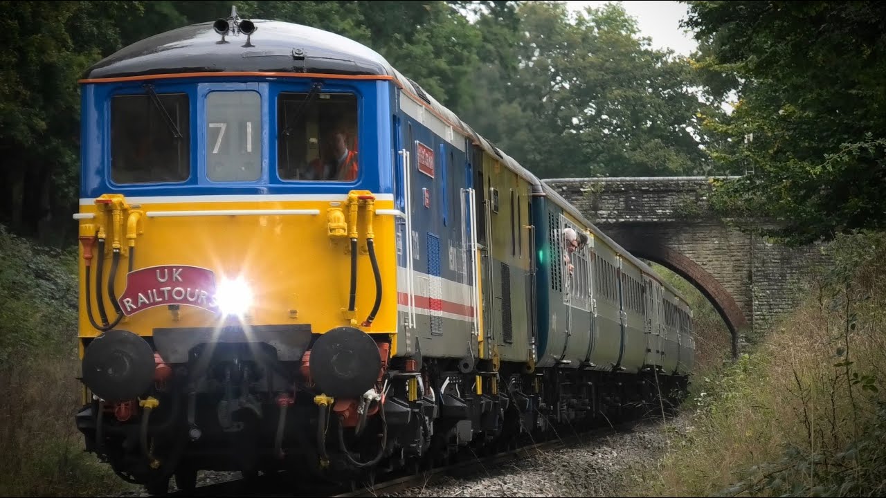 Bluebell Railway 'Beer Festival' , GBRf 73128 , 73119 , 66792 , BR Blue ...