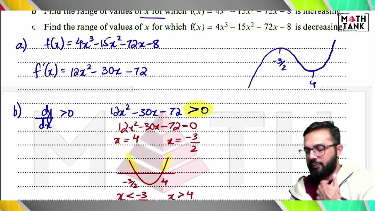 Differentiation for AS - Lecture 3 - A Level Maths 9709 - Add Maths 4037/0606 - YouTube