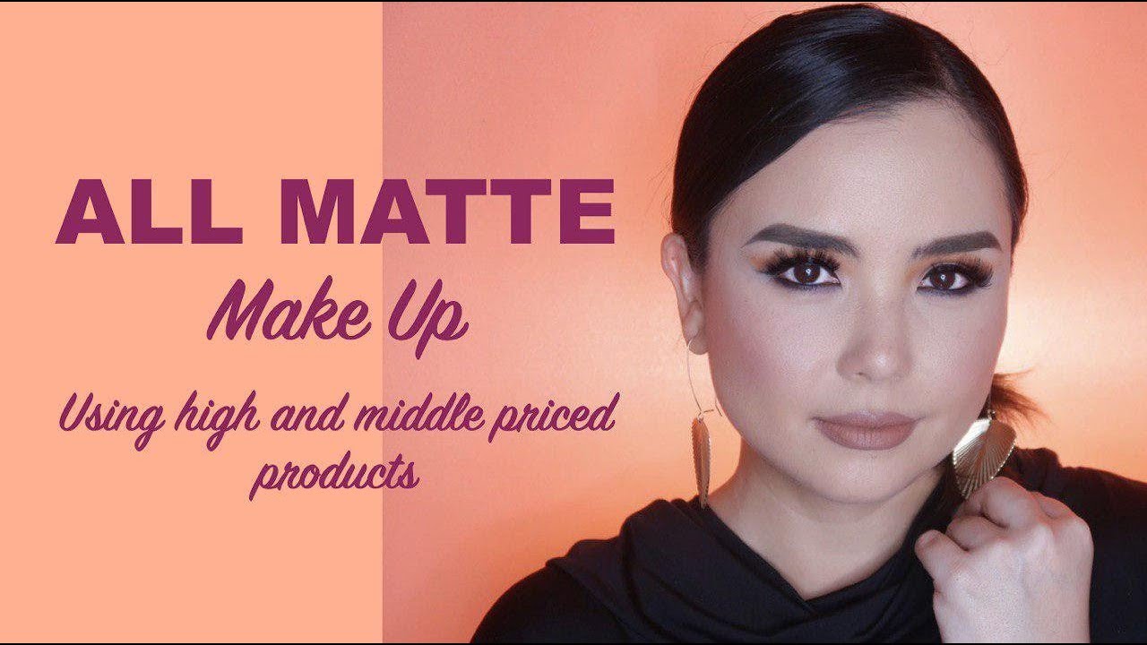 All Matte Make Up Tutorial - YouTube
