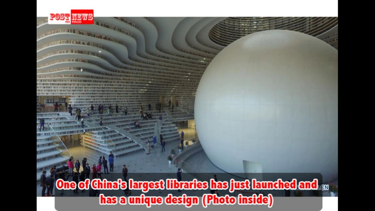 One of China's largest libraries has just launched and has a unique ...