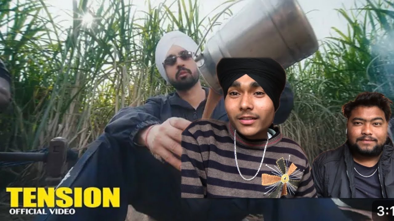 reaction on/new song tension diljit dosanjh |. new reaction video ...