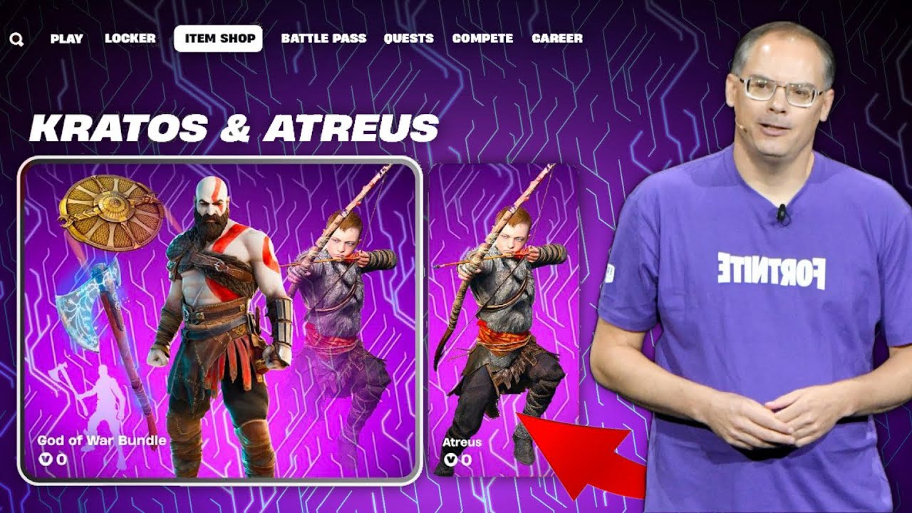 EPIC GAMES WORKER CONFIRMED THE RETURN OF KRATOS TO FORTNITE ALONG WITH ...
