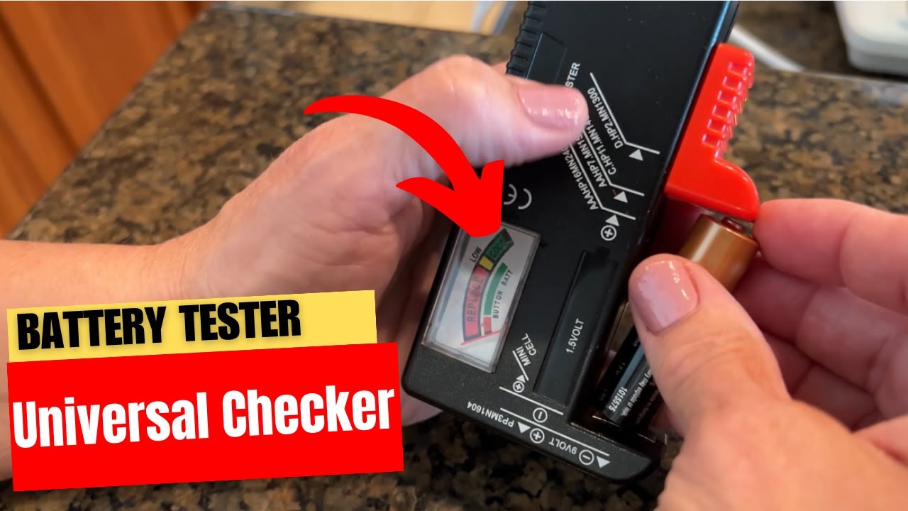 2 Pack Battery Tester, Universal Battery Checker Review - YouTube