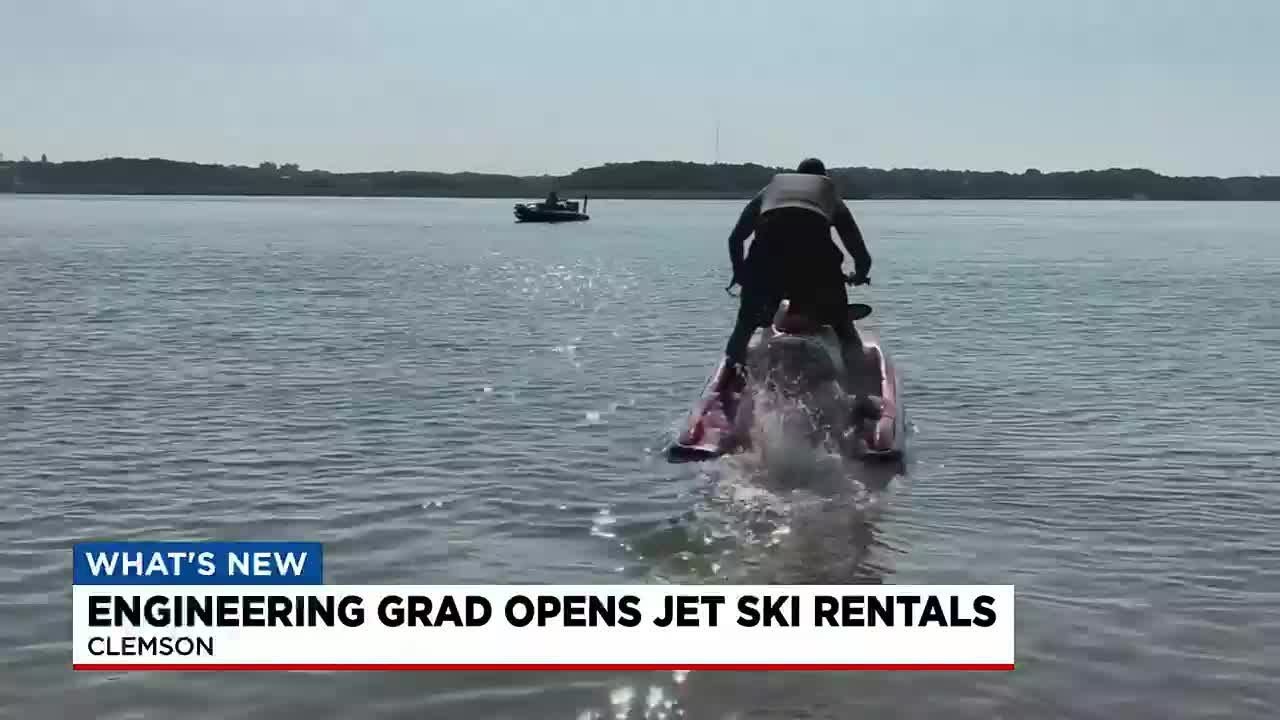 Clemson engineering grad open jet ski rentals - YouTube