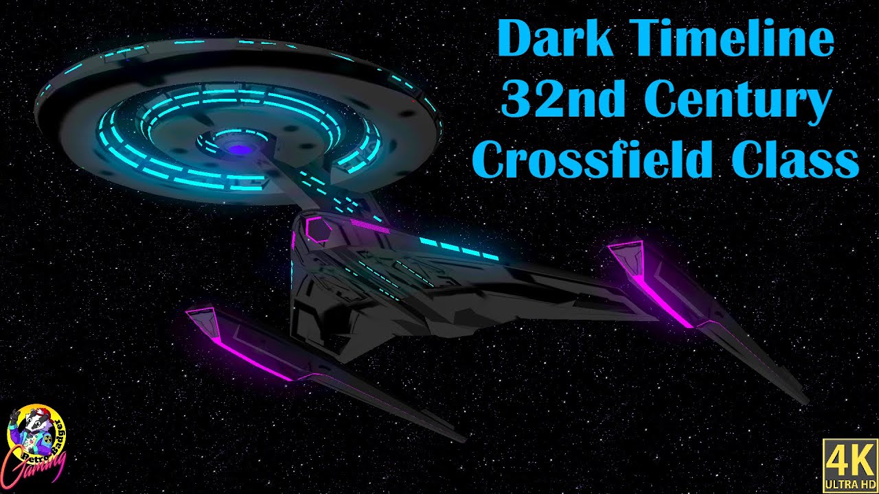 4K NEW Dark Timeline Crossfield Refit VS Galaxy Class X From Hell ...