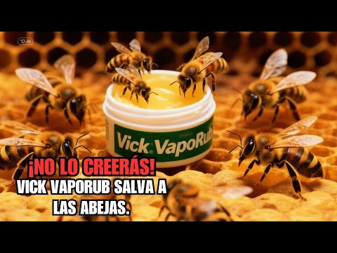 ¿Sabes para que USAN Los Apicultores el VICK VAPORUB?