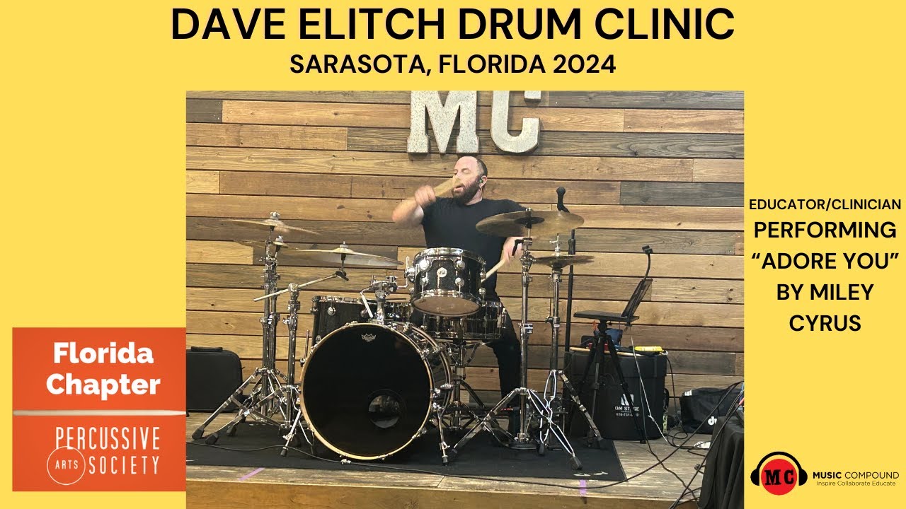 Dave Elitch Performs "Adore You" By Miley Cyrus at Sarasota FL Drum ...