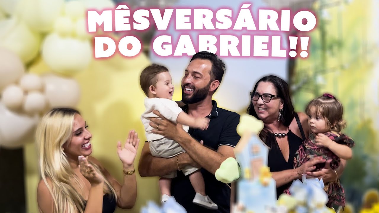 FUI NO MESVERSARIO DO MEU SOBRINHO GABRIEL!! - YouTube