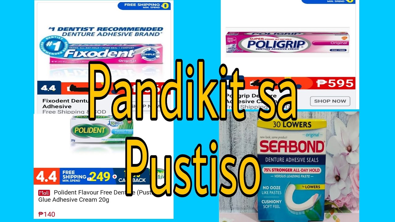 Pandikit sa Pustiso, top 4 the best pandikit ng pustiso sa Pilipinas ...