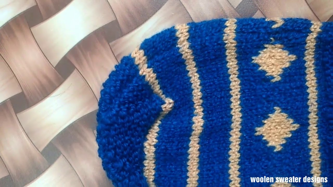 New Design for woolen cap | woolen sweater designs || woolen cap design ...