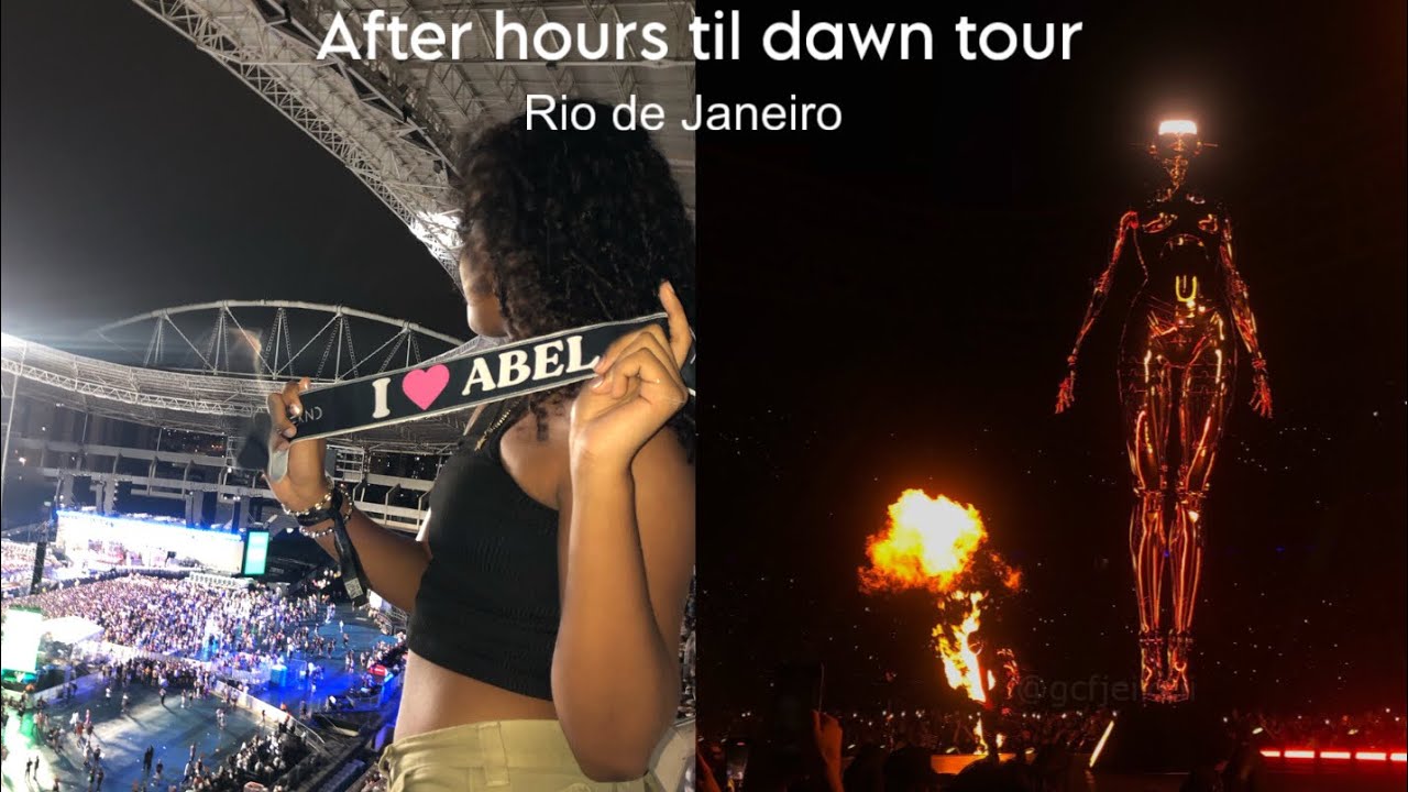 Vlog - Show do The Weeknd | After hours til dawn tour Rio De Janeiro⭐️ ...