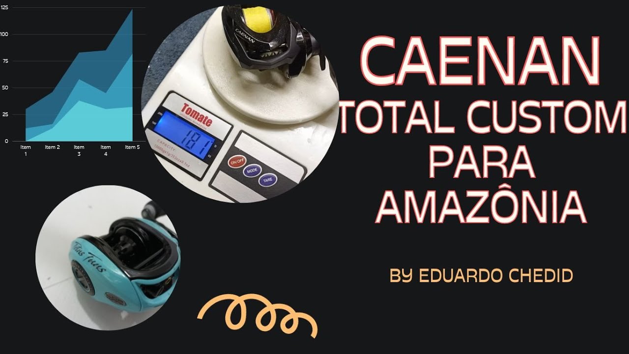 SHIMANO CAENAN TOTAL CUSTOM POR EDUARDO CHEDID / LDS TUNING - YouTube