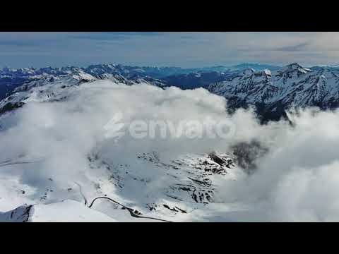 Snow Alp Mountain Range Landscape (Stock Footage) - YouTube