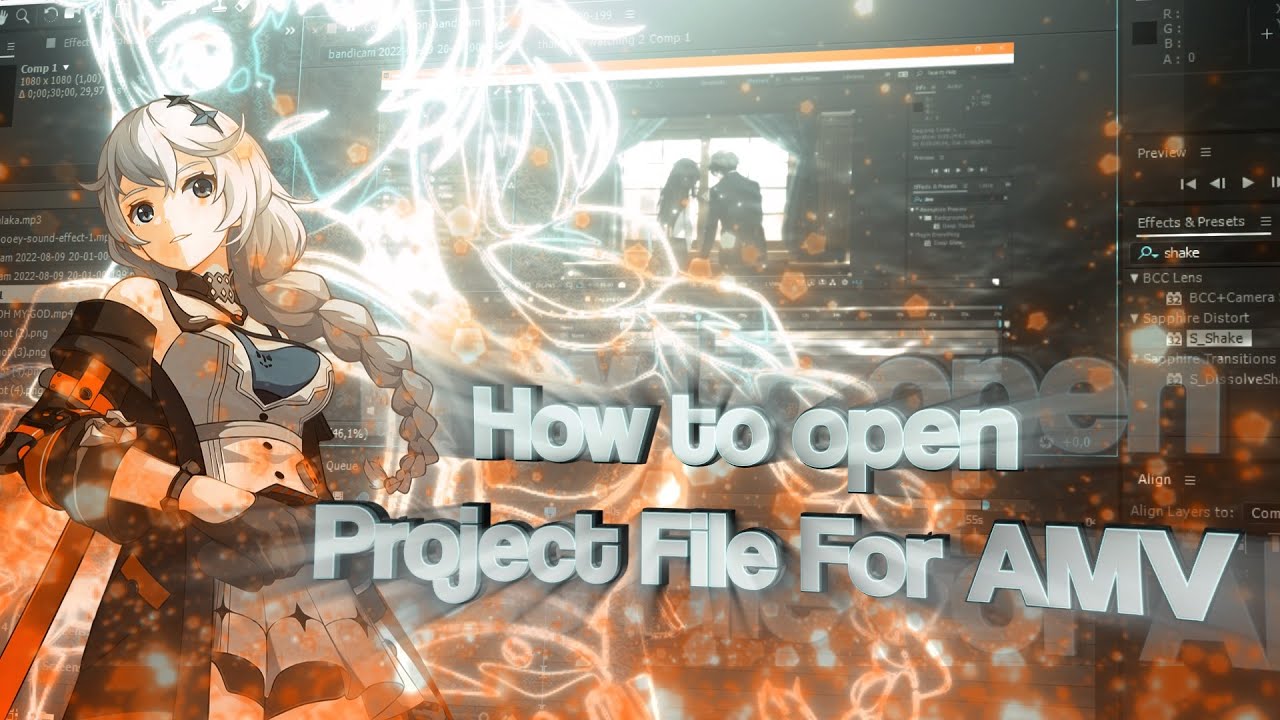 How To Open Project File For AMV YouTube How To Open Project File For AMV YouTube