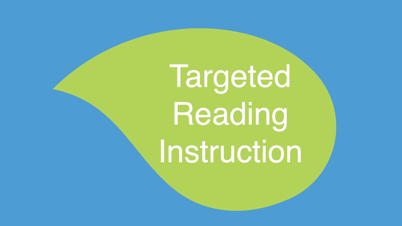 Targeted Reading Instruction - YouTube