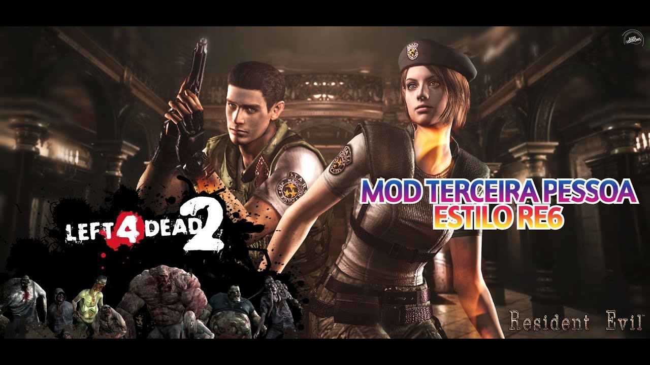 Como colocar a camera em 3 pessoa estilo Resident Evil 6 - Left 4 Dead ...