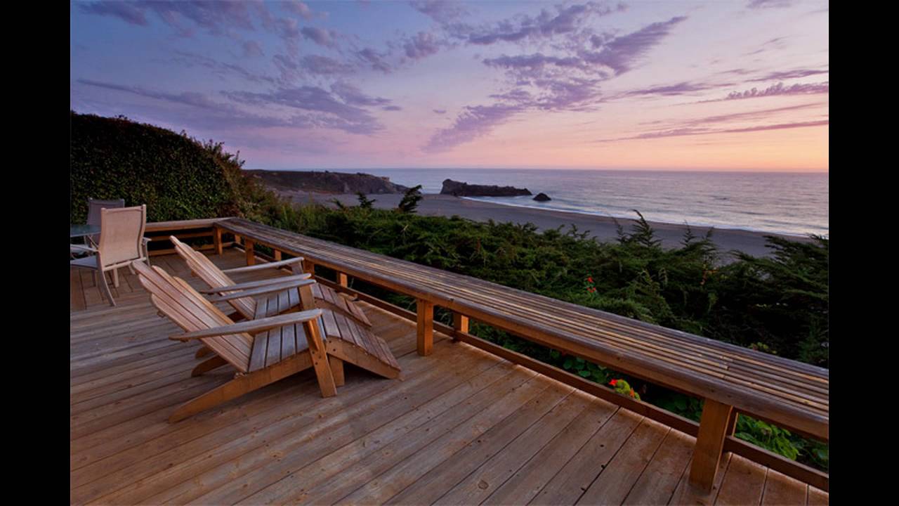 Cliff Cottage Tour, a Northern California Pacific Ocean Beach - YouTube