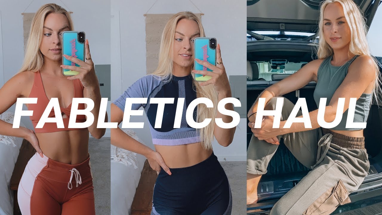 new workout clothes | fabletics try on haul - YouTube