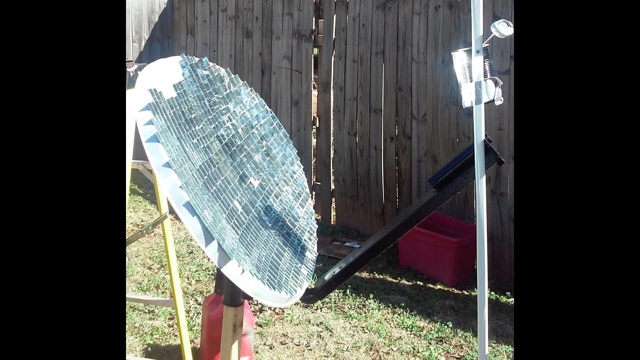 BEST DIY Solar Power Pool Heater Part 3 Parabolic Reflector - YouTube