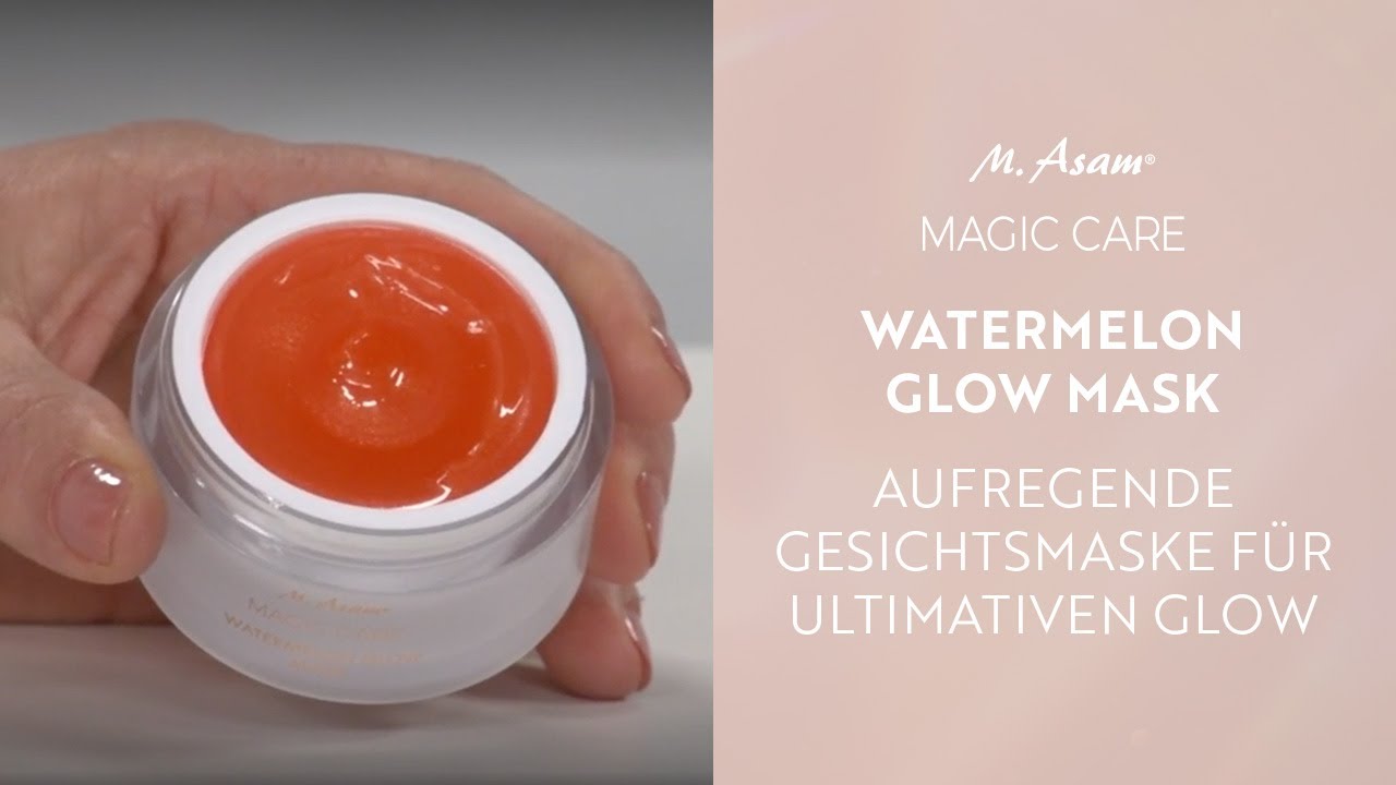 M. Asam Magic Care Watermelon Glow Mask - Aufregende Gesichtsmaske für ...