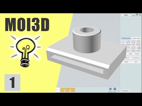 Moi3D Eğitimi #1 | Mol3D Kurulum, Arayüz ve Kısayol Atama | 3 Boyutlu Çizim Programı