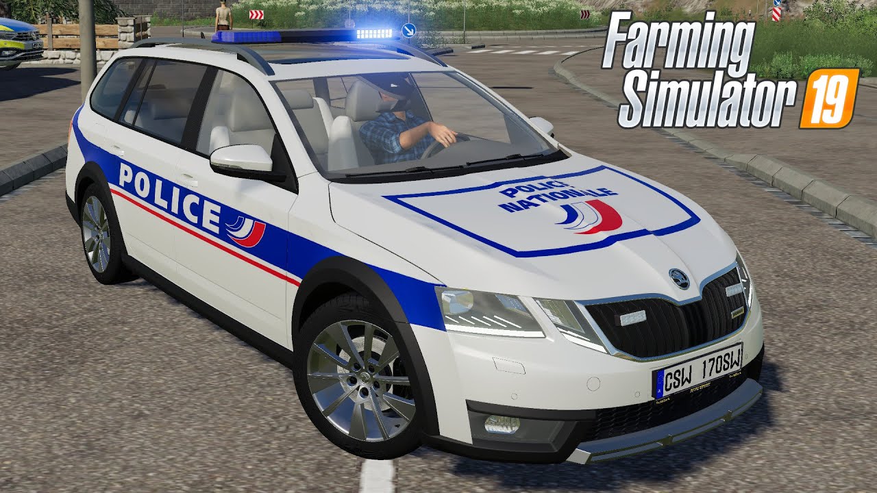 FS19 - Skoda Octavia Police - CAR MOD DOWNLOAD LINK Farming Simulator ...