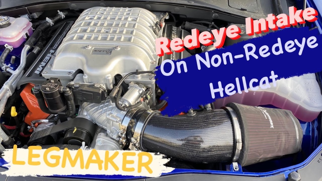 LEGMAKER Intake: Redeye Intake on 2021 Charger Hellcat (Non-Redeye) # ...