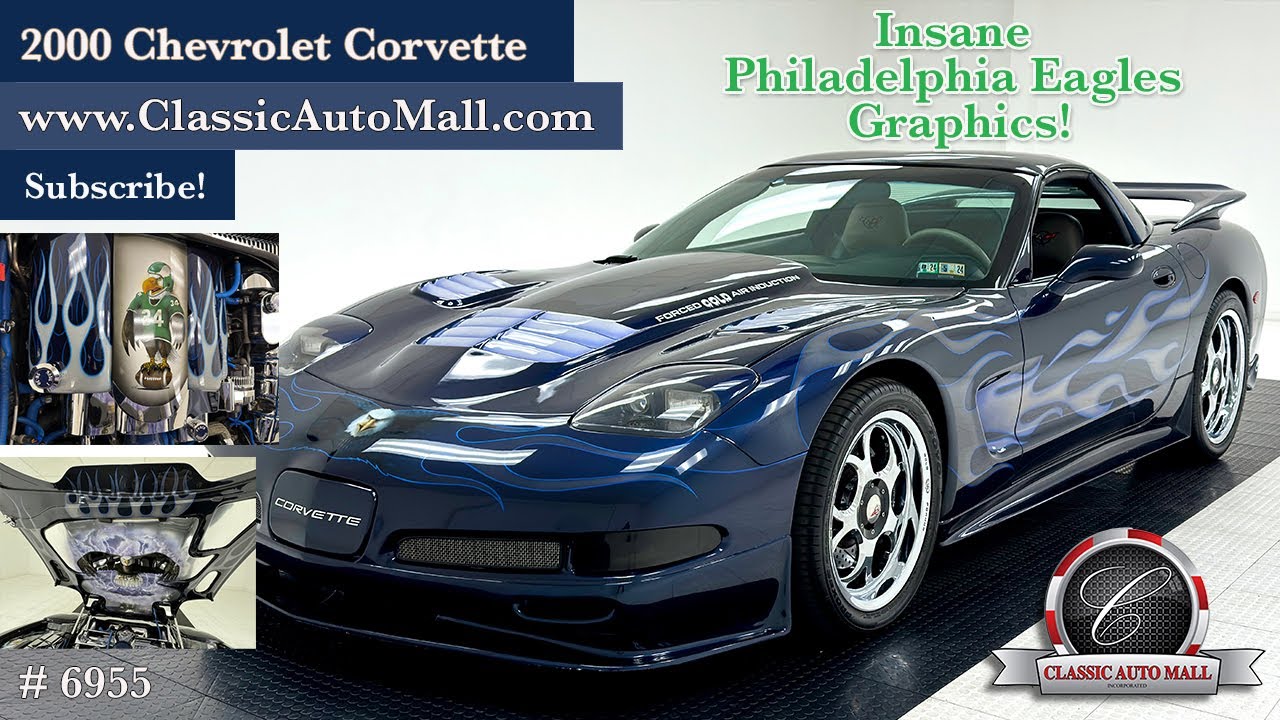 2000 Chevrolet Corvette Philly Eagles Graphics - Consignments at ...